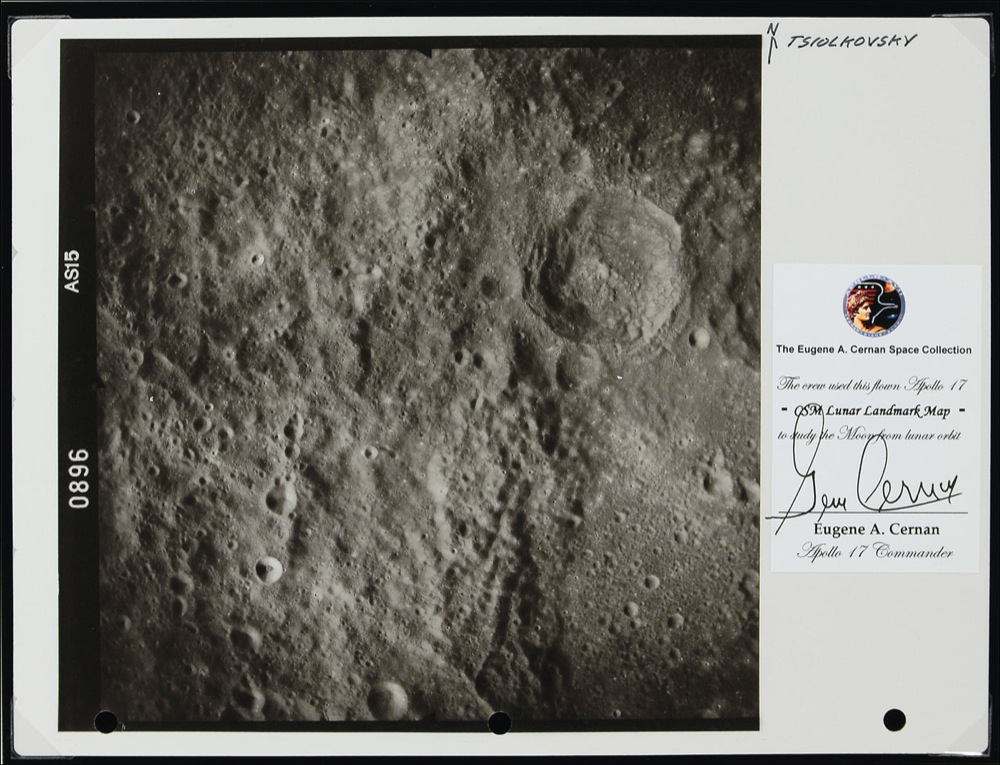 Apollo 17: Gene Cernan: Apollo 17 flown “Tsiolkovsky”