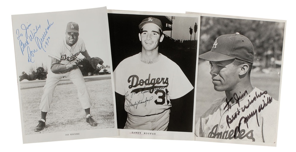 Los Angeles Dodgers Signed Photographs | RR Auction
