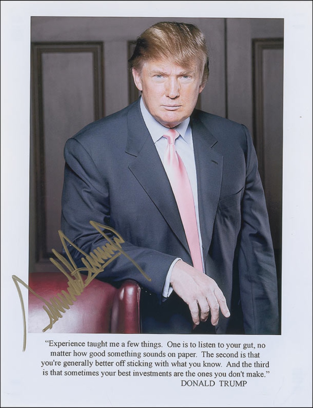 Donald Trump Signed Photograph | RR Auction