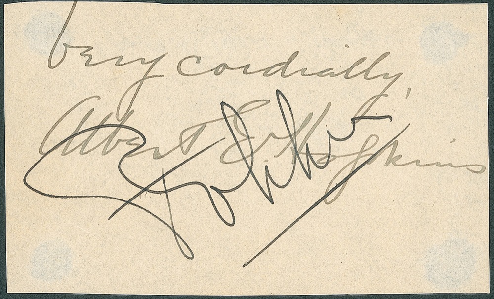 Anthony Fokker Signature | RR Auction