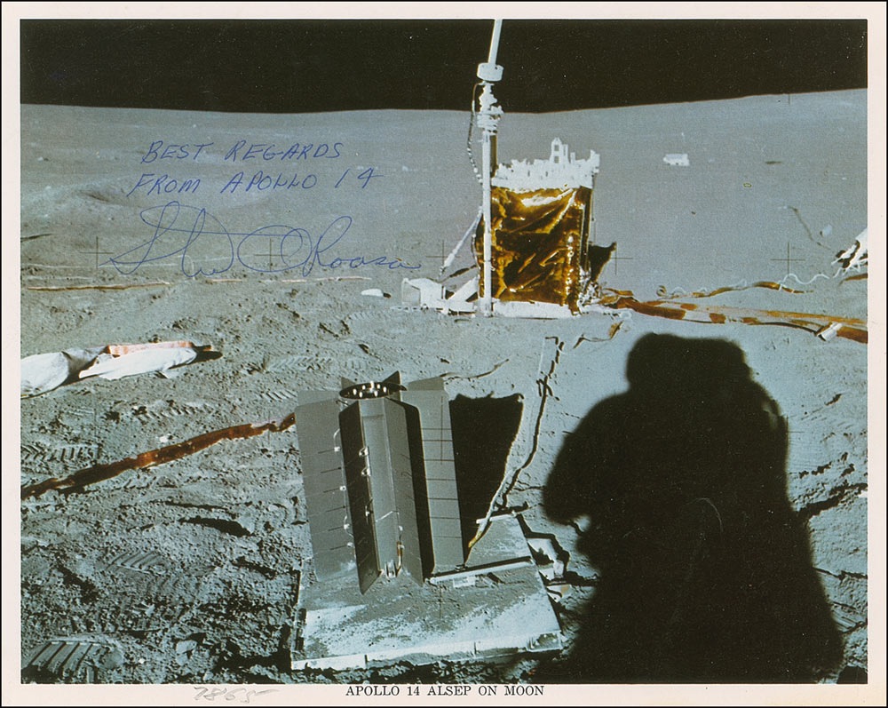 Stuart Roosa Signed Photograph | RR Auction
