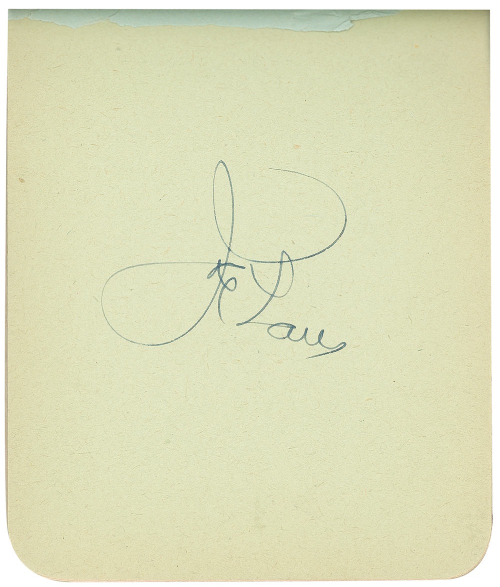 Joe Louis Signature | RR Auction