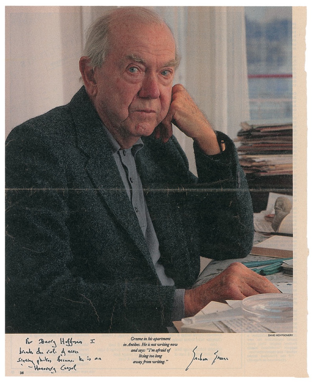 Graham Greene: Greene breaks the rules for an “honorary