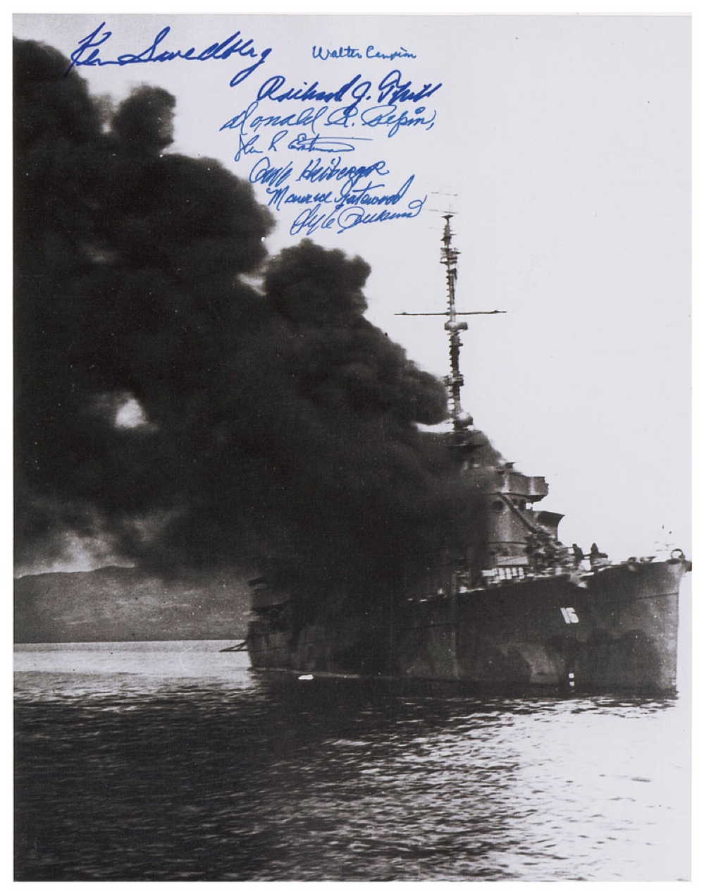 Pearl Harbor: USS Ward Signed Photograph | RR Auction
