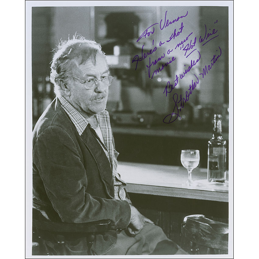 Strother Martin Signed Photograph | RR Auction