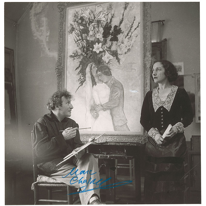 Marc Chagall Signed Photograph | RR Auction