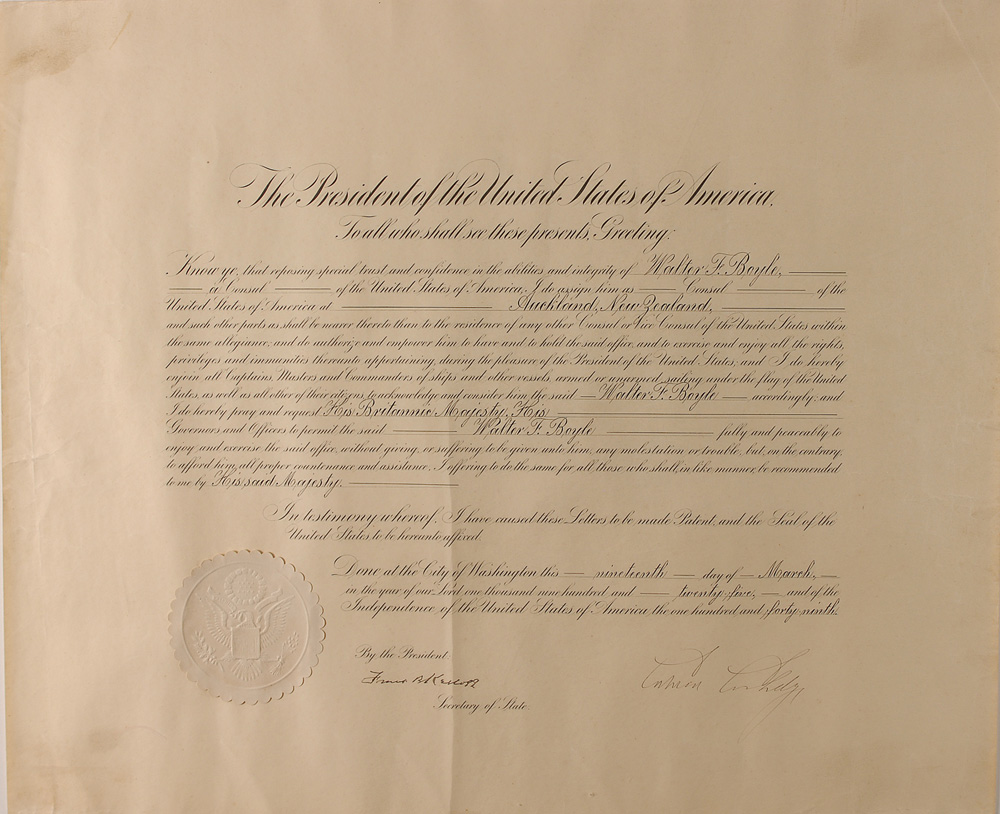 Calvin Coolidge Signed Document | RR Auction
