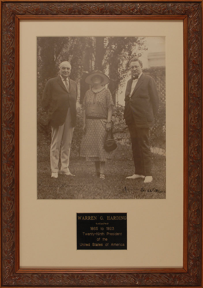 Warren G. Harding Signed Photograph | RR Auction
