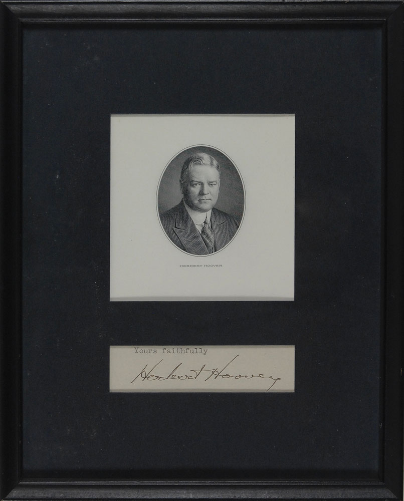 Herbert Hoover Signature | RR Auction