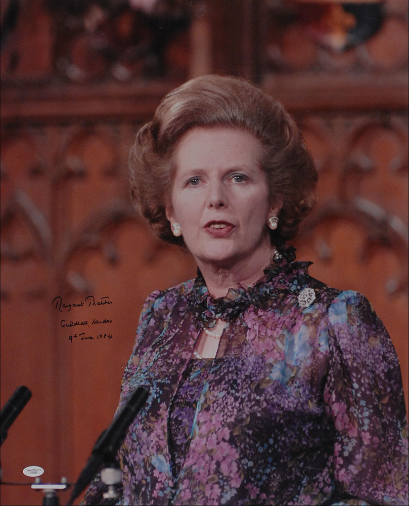 Margaret Thatcher Signed Photograph | RR Auction