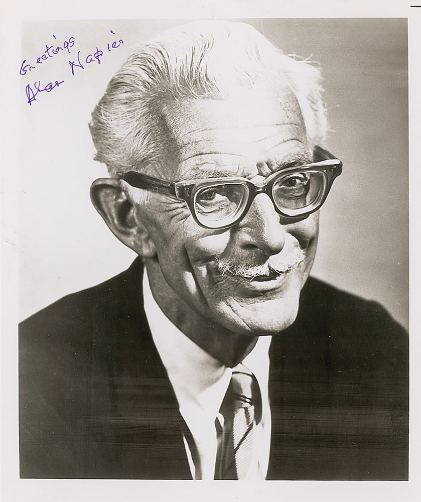 Alan Napier Signed Photograph | RR Auction