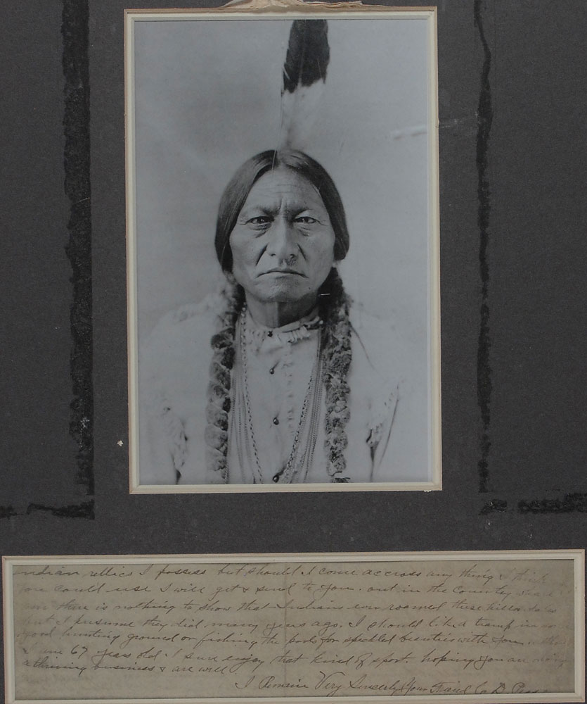 Sitting Bull: Exceptional ink signature of the legendary Lakota Sioux