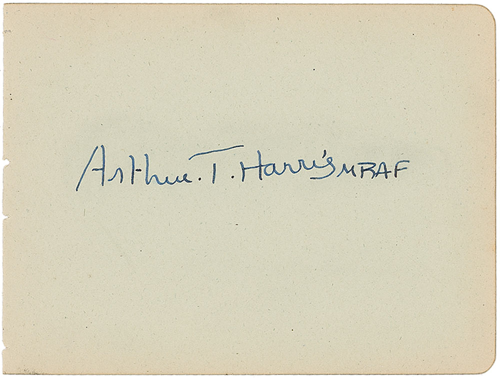 Frank Whittle and Arthur Harris | RR Auction