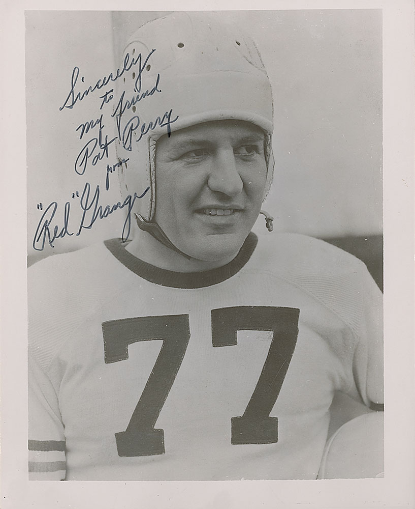 Red Grange Signed Photograph | RR Auction