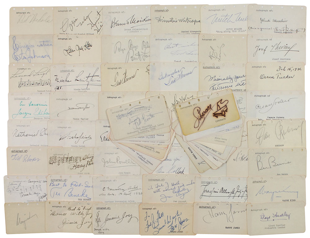 Composers Signatures | RR Auction