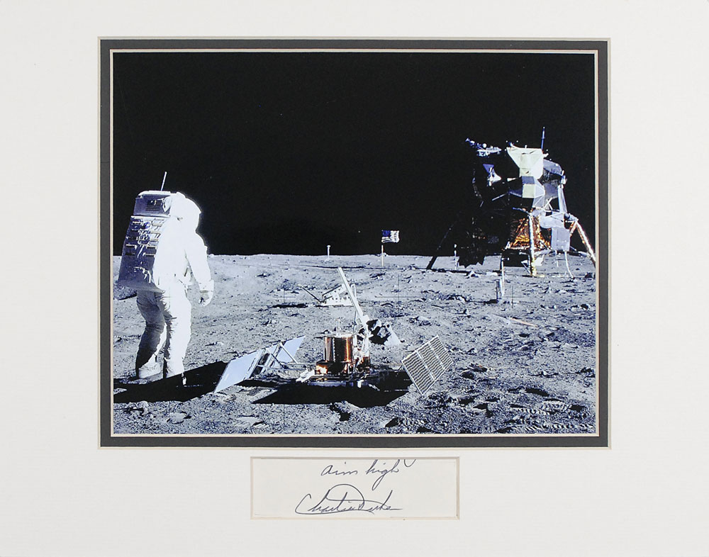 Moonwalkers: Aldrin and Duke Signatures | RR Auction
