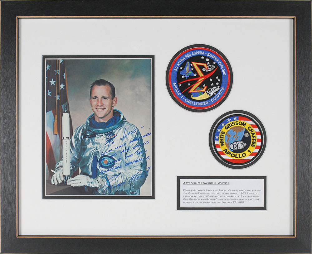 Edward H. White II Signed Photograph | RR Auction