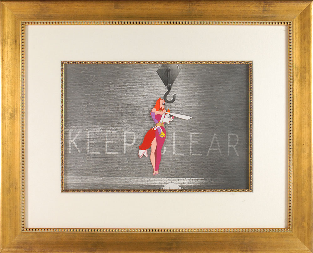 Roger and Jessica Rabbit production cel from Who Framed Roger Rabbit?