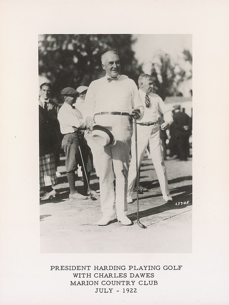Warren G. Harding Photograph | RR Auction