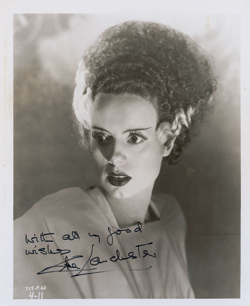 Elsa Lanchester Signed Photograph | RR Auction