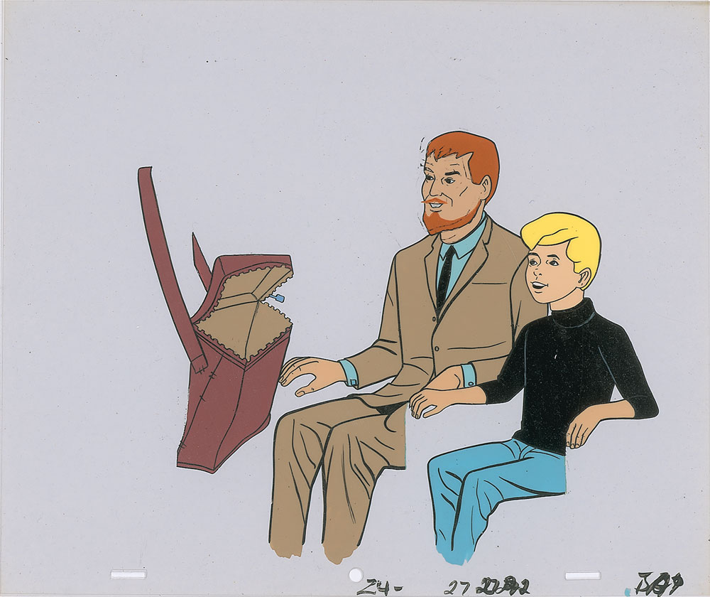 Johnny and Dr. Quest production cels from Johnny Quest | RR