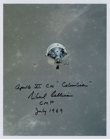 Michael Collins Signed Photograph | RR Auction