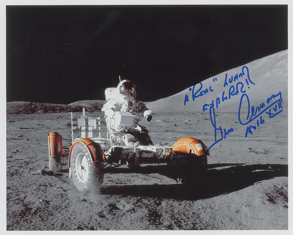 Gene Cernan Signed Photograph | RR Auction