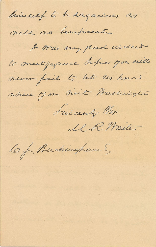 Morrison R. Waite | RR Auction