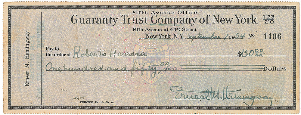 Ernest Hemingway | RR Auction