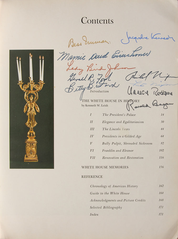 Presidents and First Ladies: One-of-a-kind White House volume signed