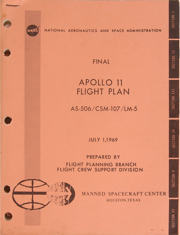 Apollo 11 Final Flight Plan | RR Auction