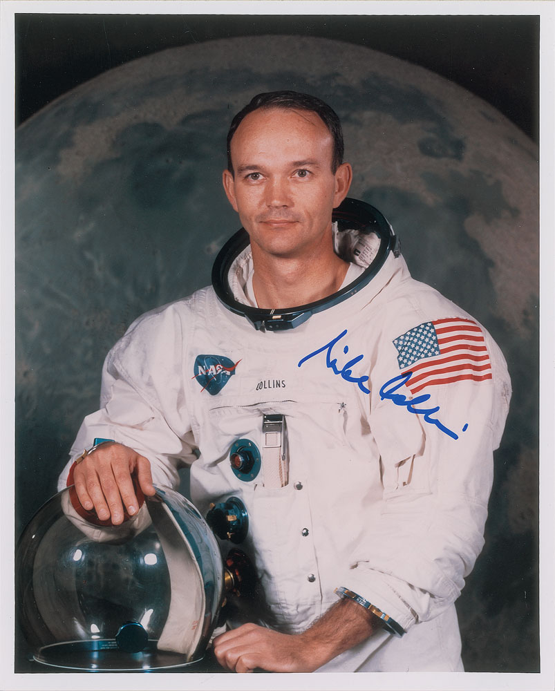 Michael Collins Signed Photograph | RR Auction