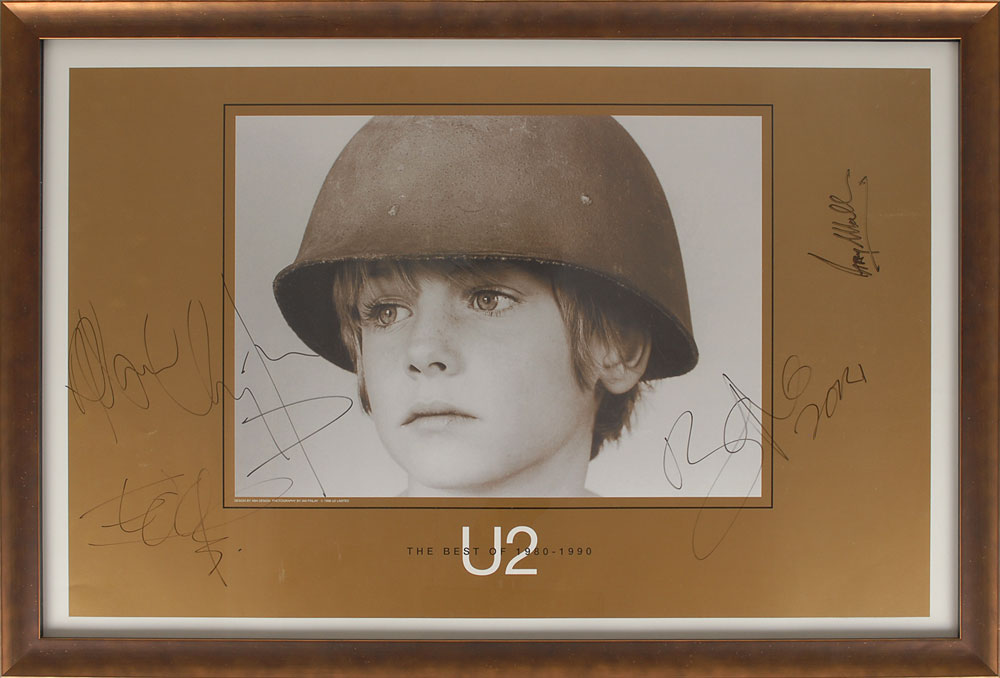 U2 Signed Lithograph | RR Auction