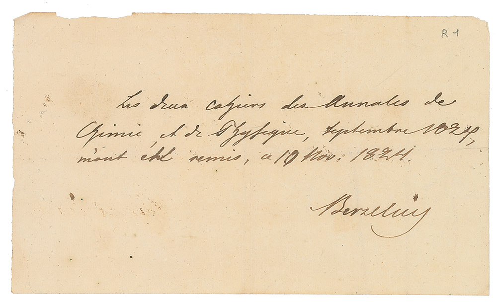 Jons Jacob Berzelius | RR Auction