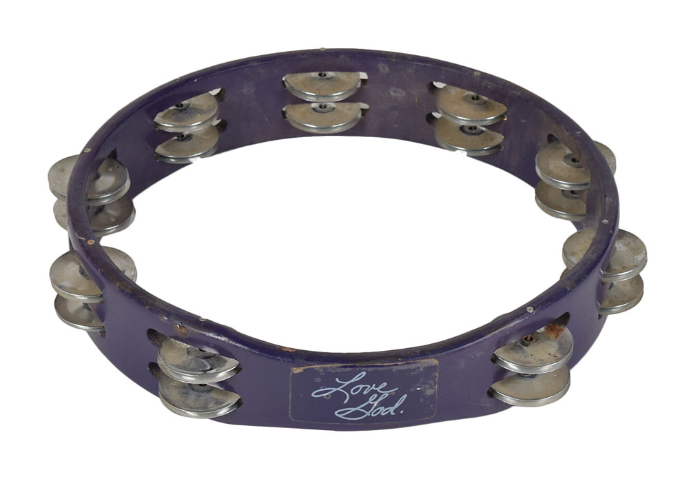 Prince Purple Rain Tour Tambourine | RR Auction