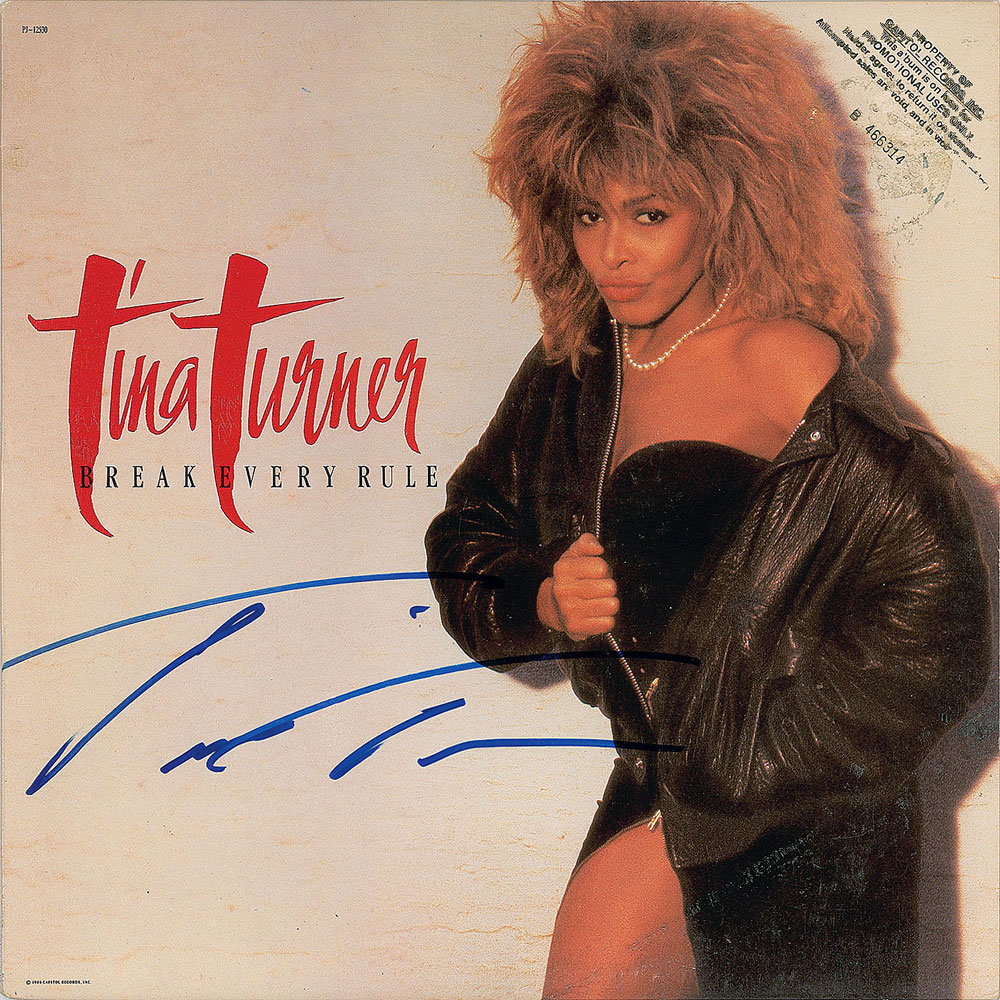 Tina Turner Signed Album | RR Auction