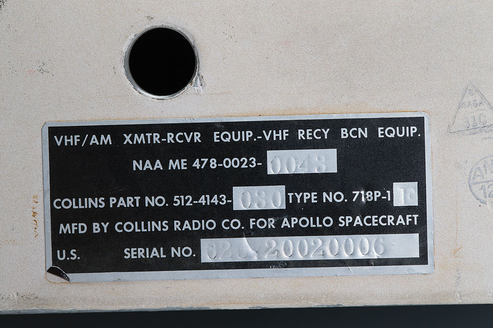 Apollo Block I/II VHF Radio | RR Auction