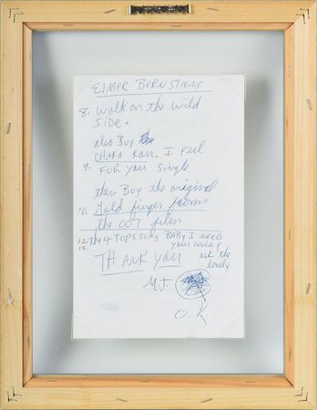 Michael Jackson Handwritten Note | RR Auction