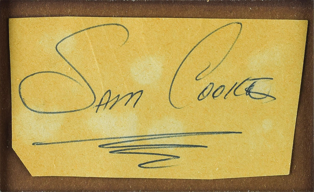 Sam Cooke Signature | RR Auction