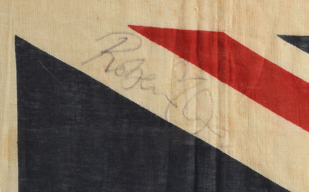 Led Zeppelin Signed 'Union Jack' Flag | RR Auction