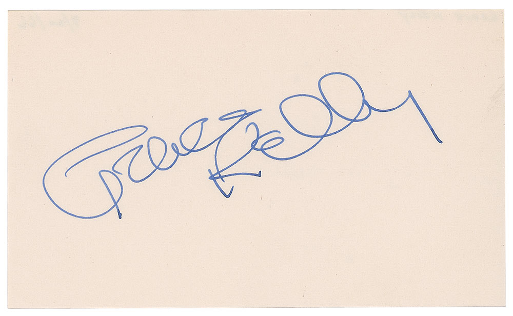 Grace Kelly Signature | RR Auction