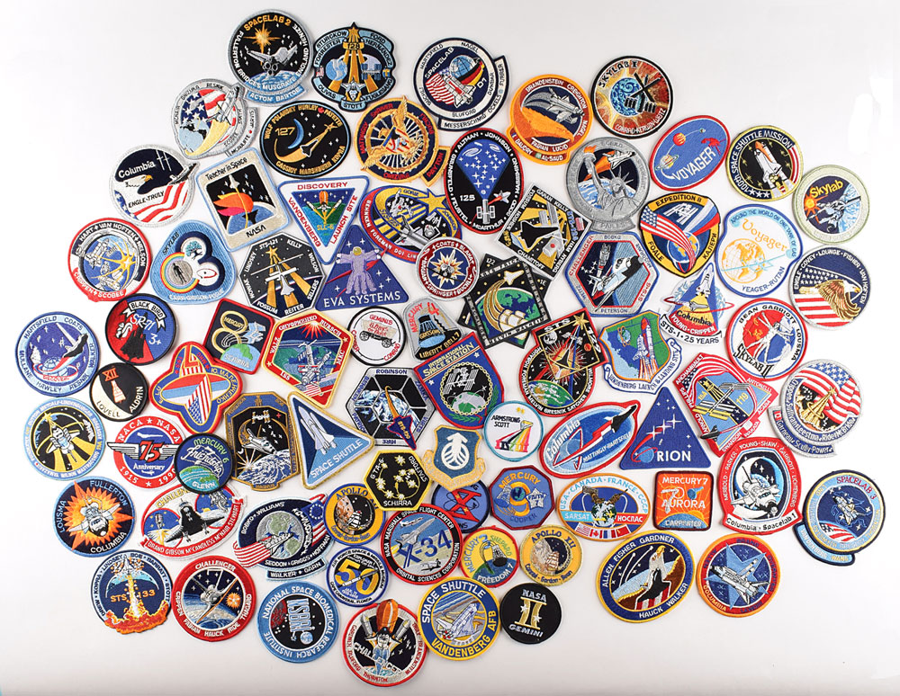 Space Program Patches and Shuttle Insulation Collection | RR Auction