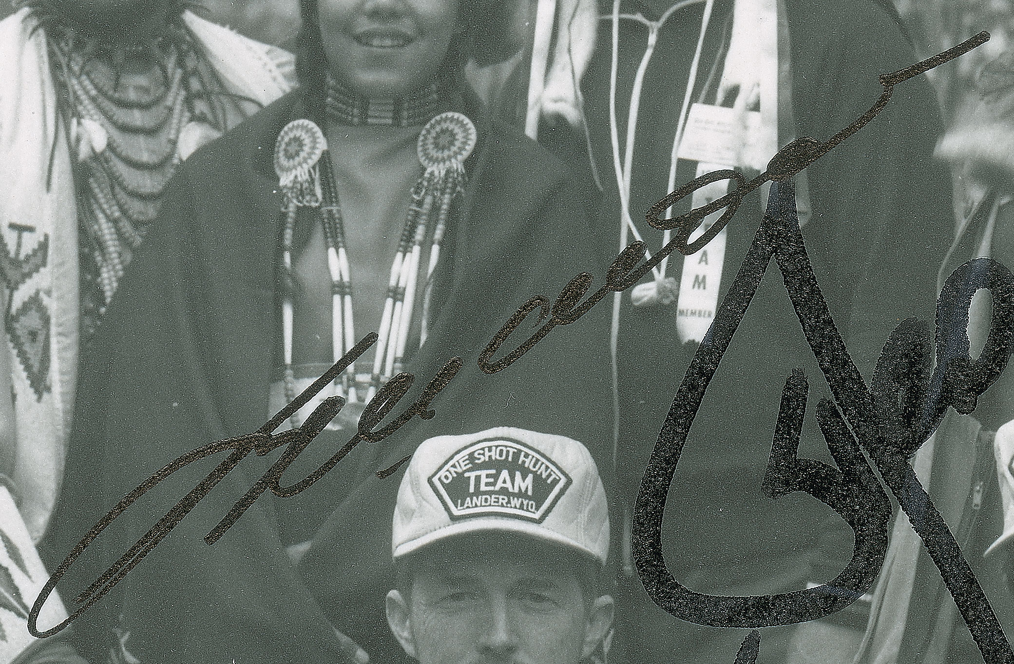 Ron Evans's One Shot Hunt Signed Photograph | RR Auction