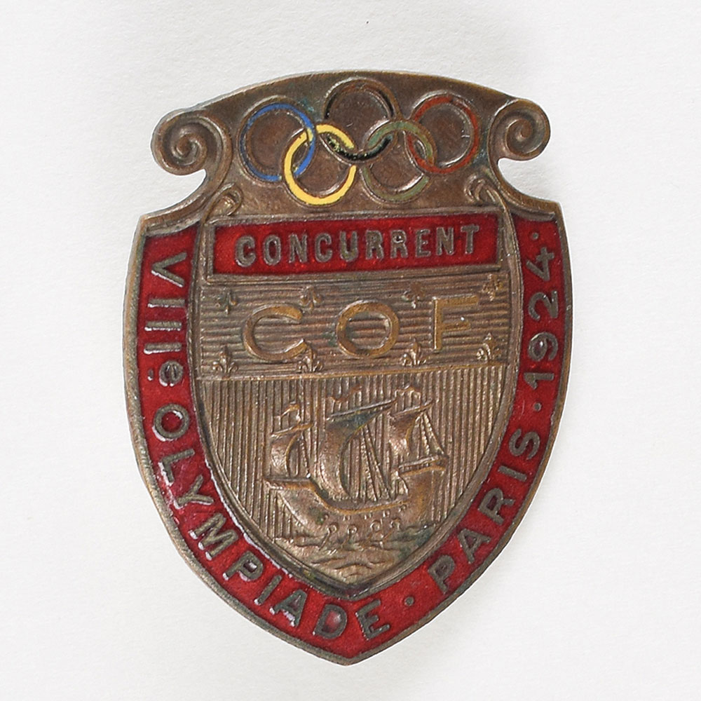 Paris 1924 Summer Olympics Participation Badge | RR Auction