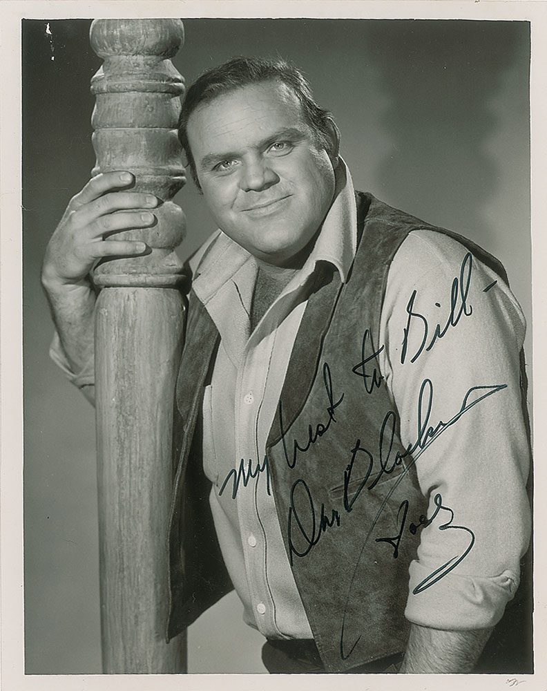 Bonanza: Dan Blocker Signed Photograph | RR Auction
