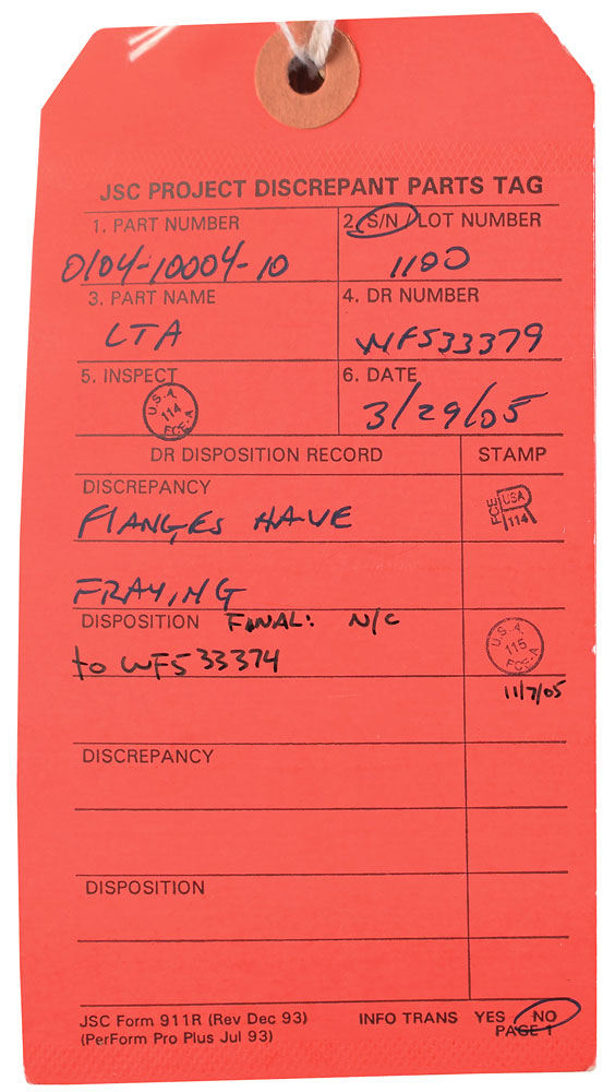 Space Shuttle EMU Suit Lower Torso Assembly | RR Auction