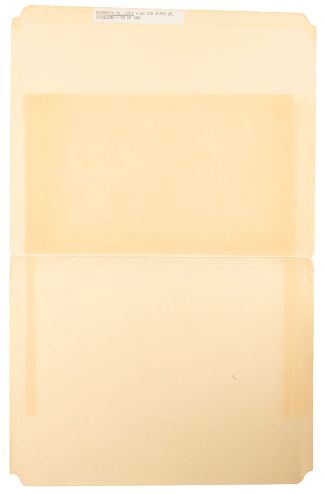 Lyndon B. Johnson Oath of Office Pair of (2) Original Photographs