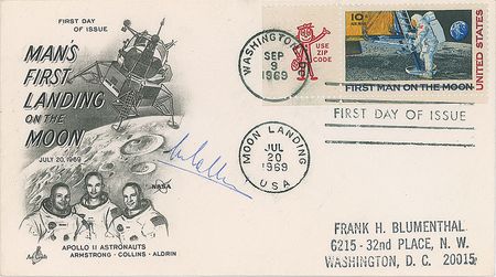 Michael Collins First Day Cover and Signed Photograph | RR Auction