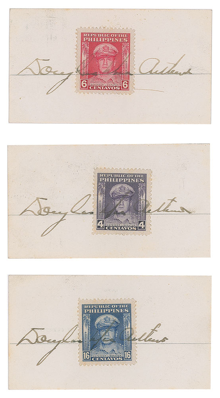 Douglas MacArthur Signatures | RR Auction