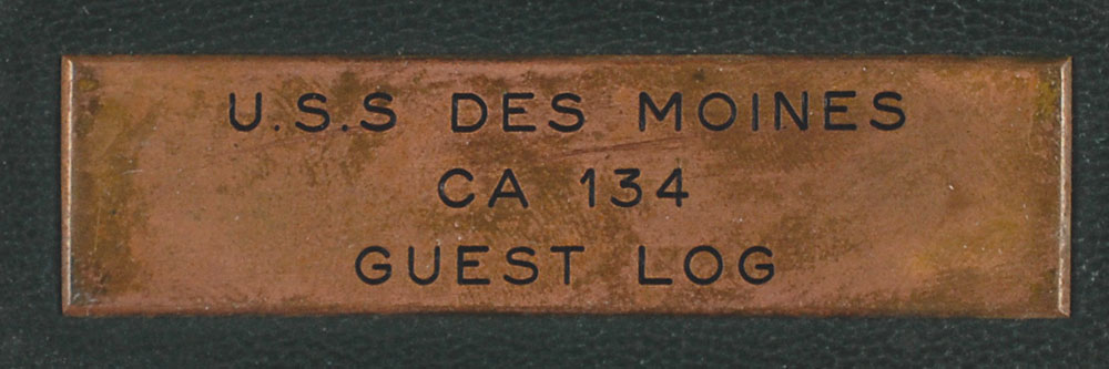 Dwight D. Eisenhower: December 1959 Ike handwritten note penned aboard